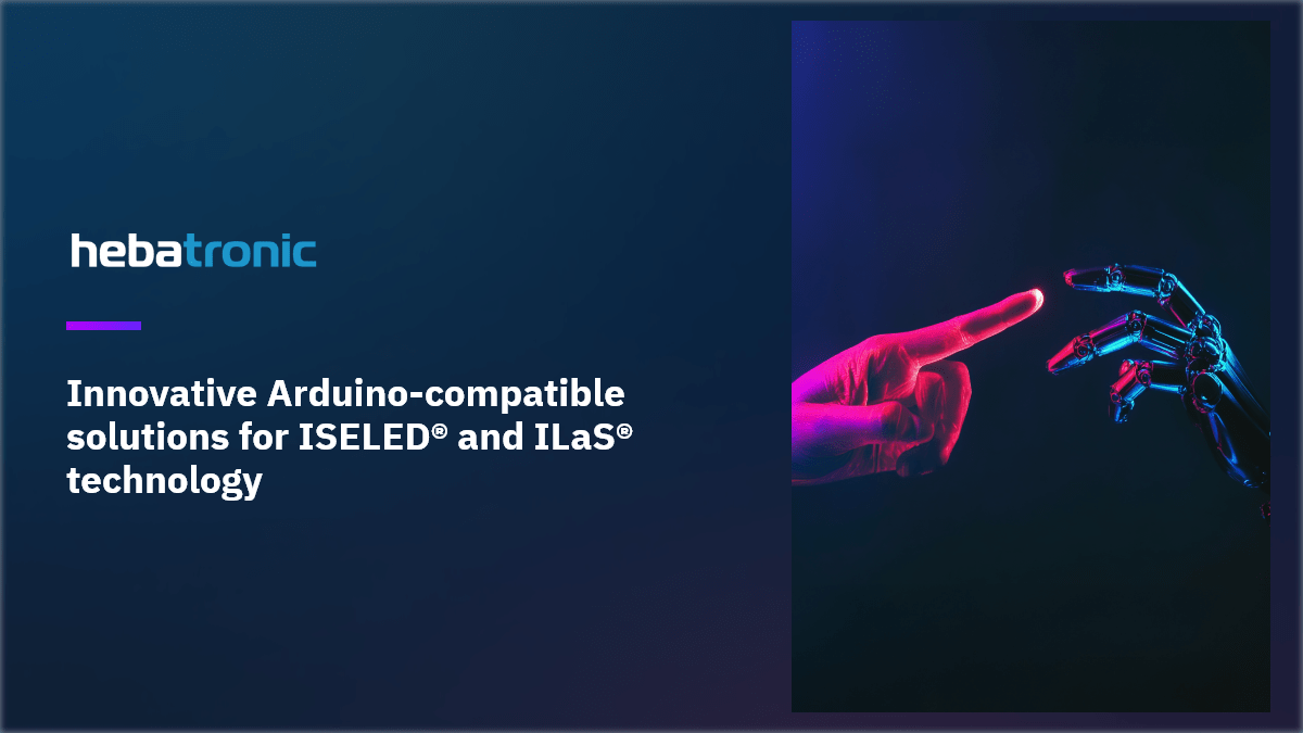 Arduino-compatible LED light control for ISELED® & ILaS®